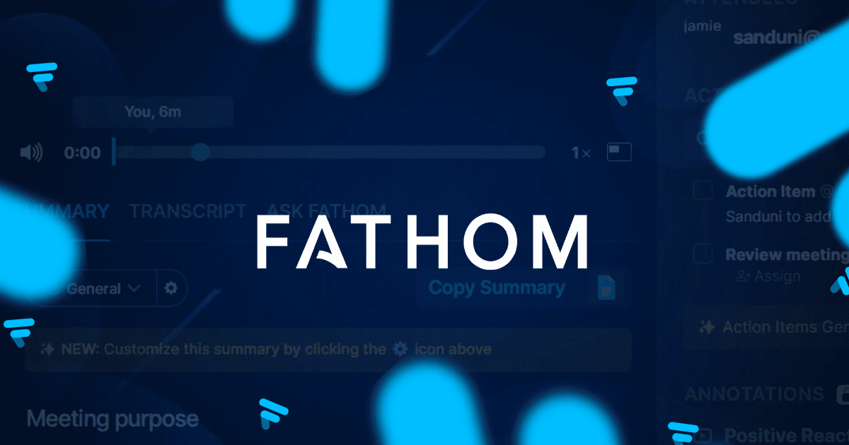 Fathom AI Review: Smart Meeting Summaries & Insights for Teams