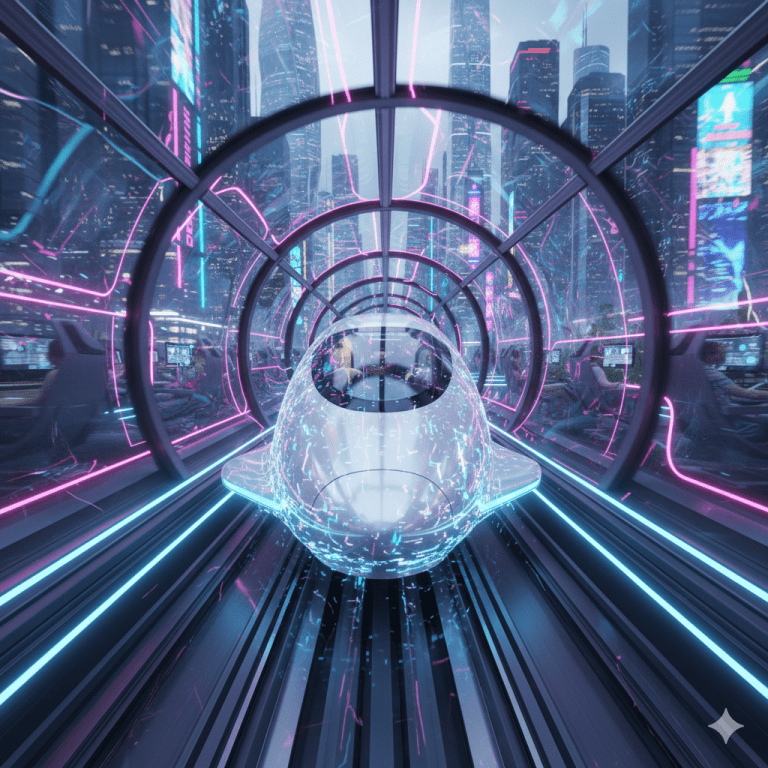 The Future of Trains: Hyperloop and Magnetic Levitation at 1,000 km/h